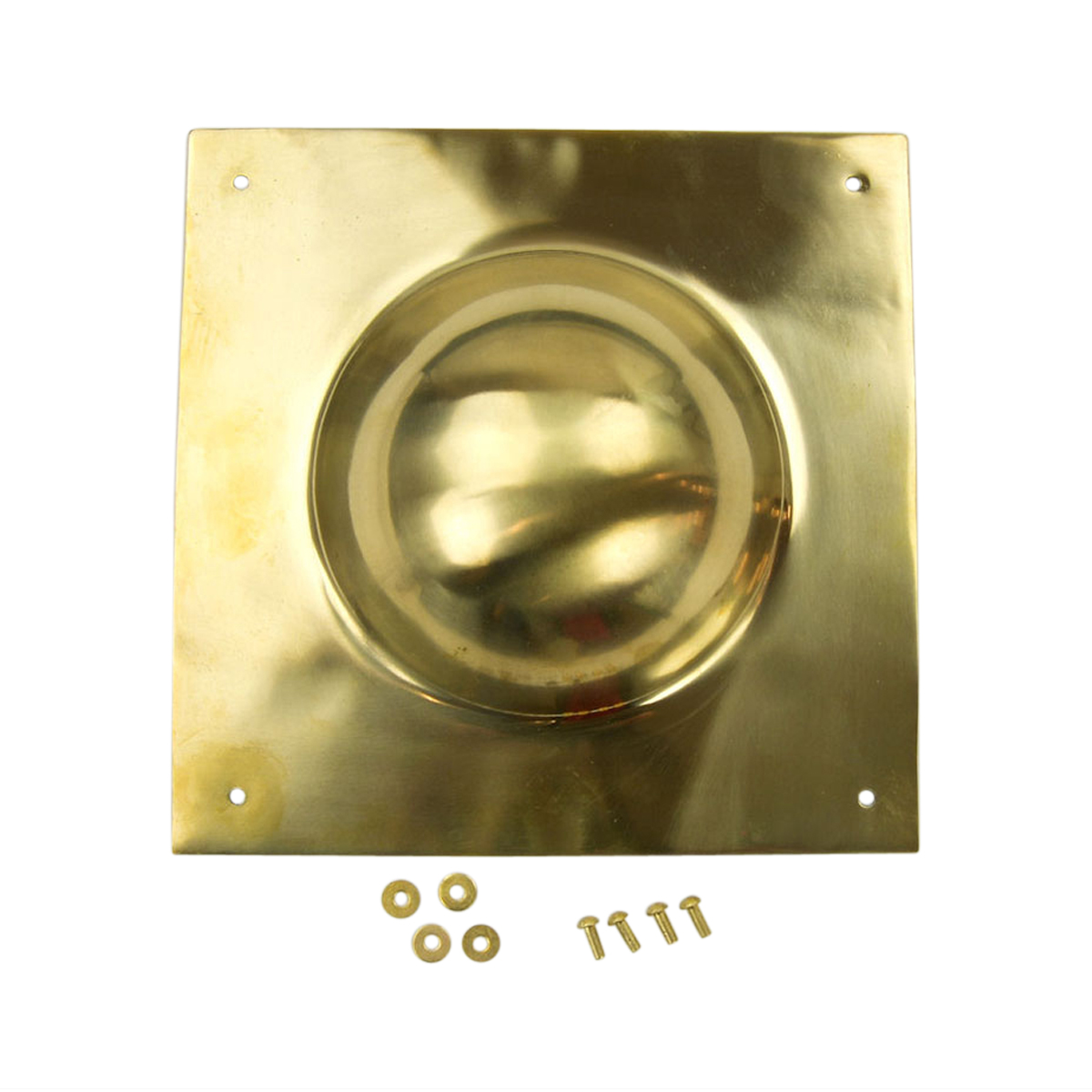 Square Roman Shield Boss – Brass KW-LB25242