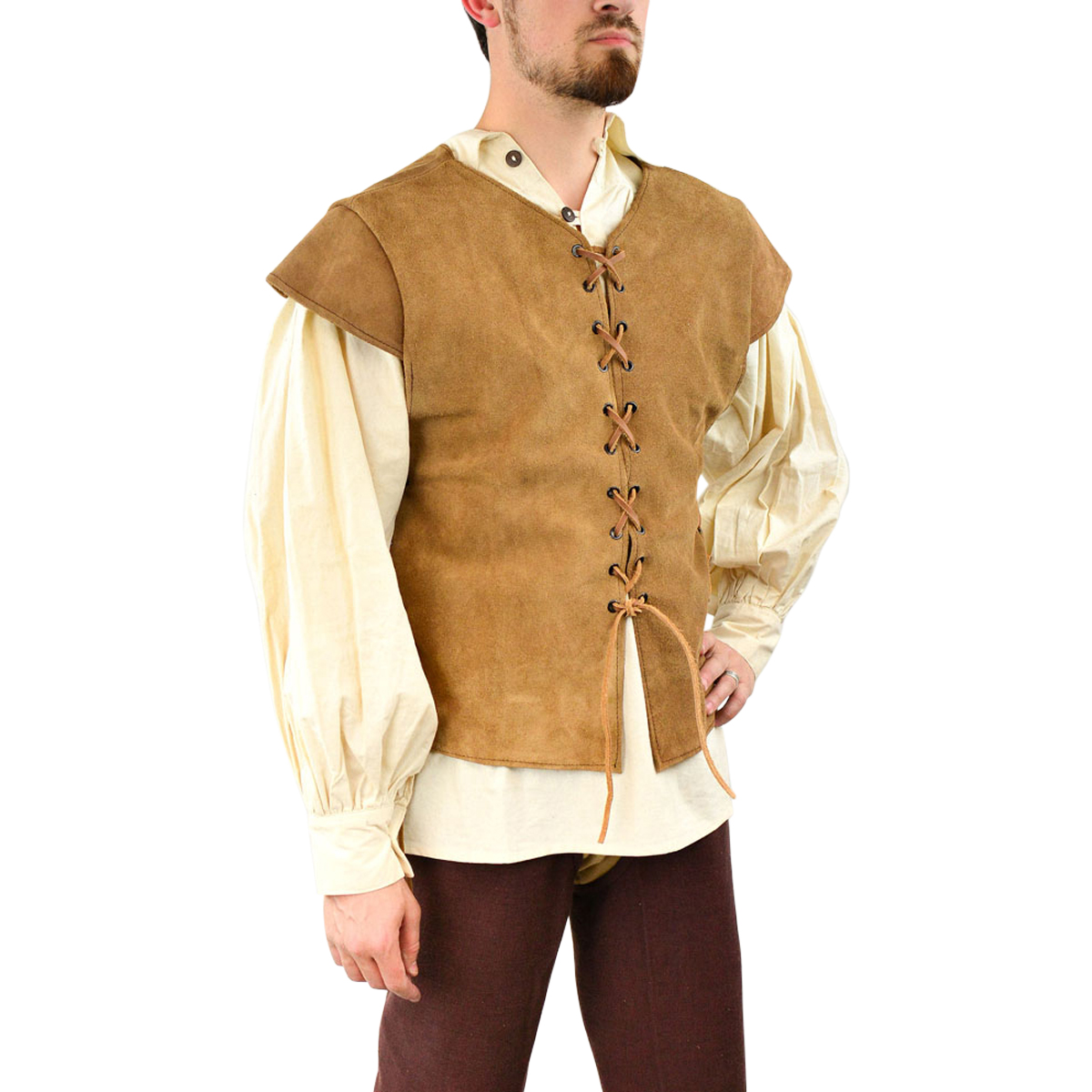 Suede Leather Jerkin KW-LB25430