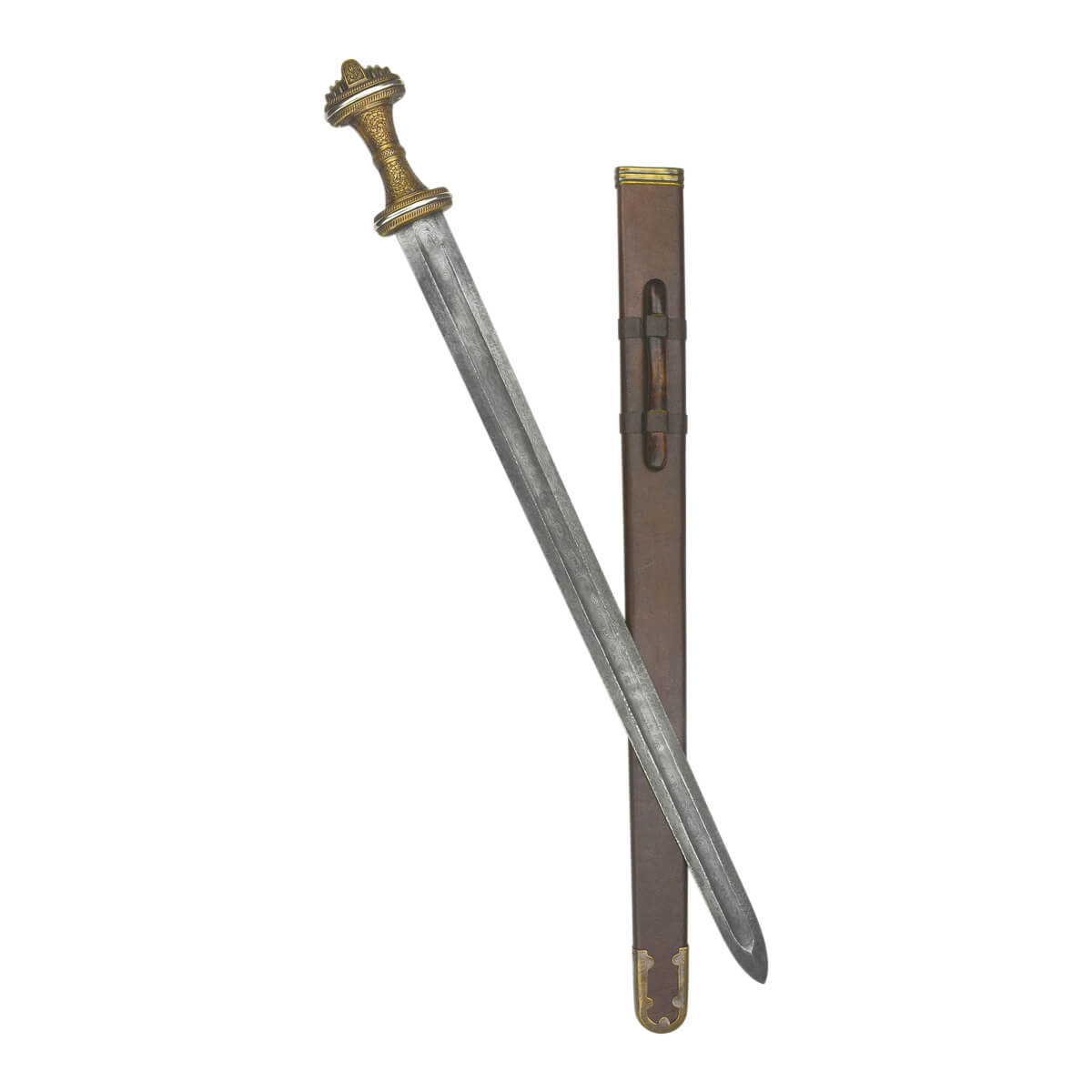 The Fetter Lane Sword - 8th Century Saxon Sword - Bronze Hilt with Dama