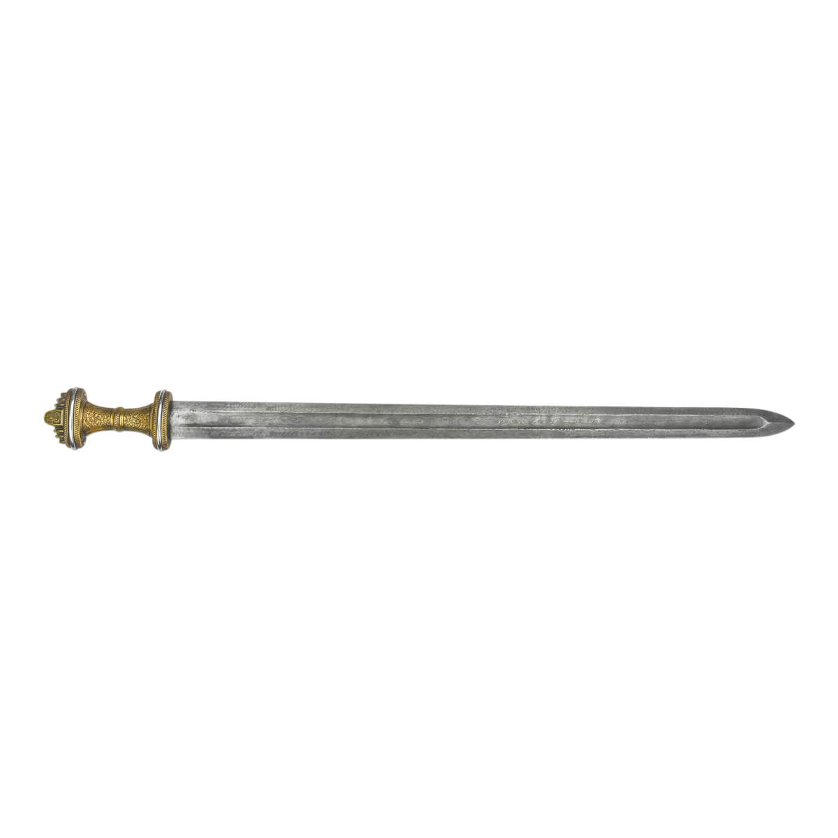 The Fetter Lane Sword - 8th Century Saxon Sword - Bronze Hilt with Dama