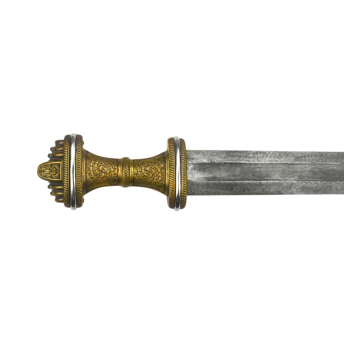 The Fetter Lane Sword - 8th Century Saxon Sword - Bronze Hilt with Dama