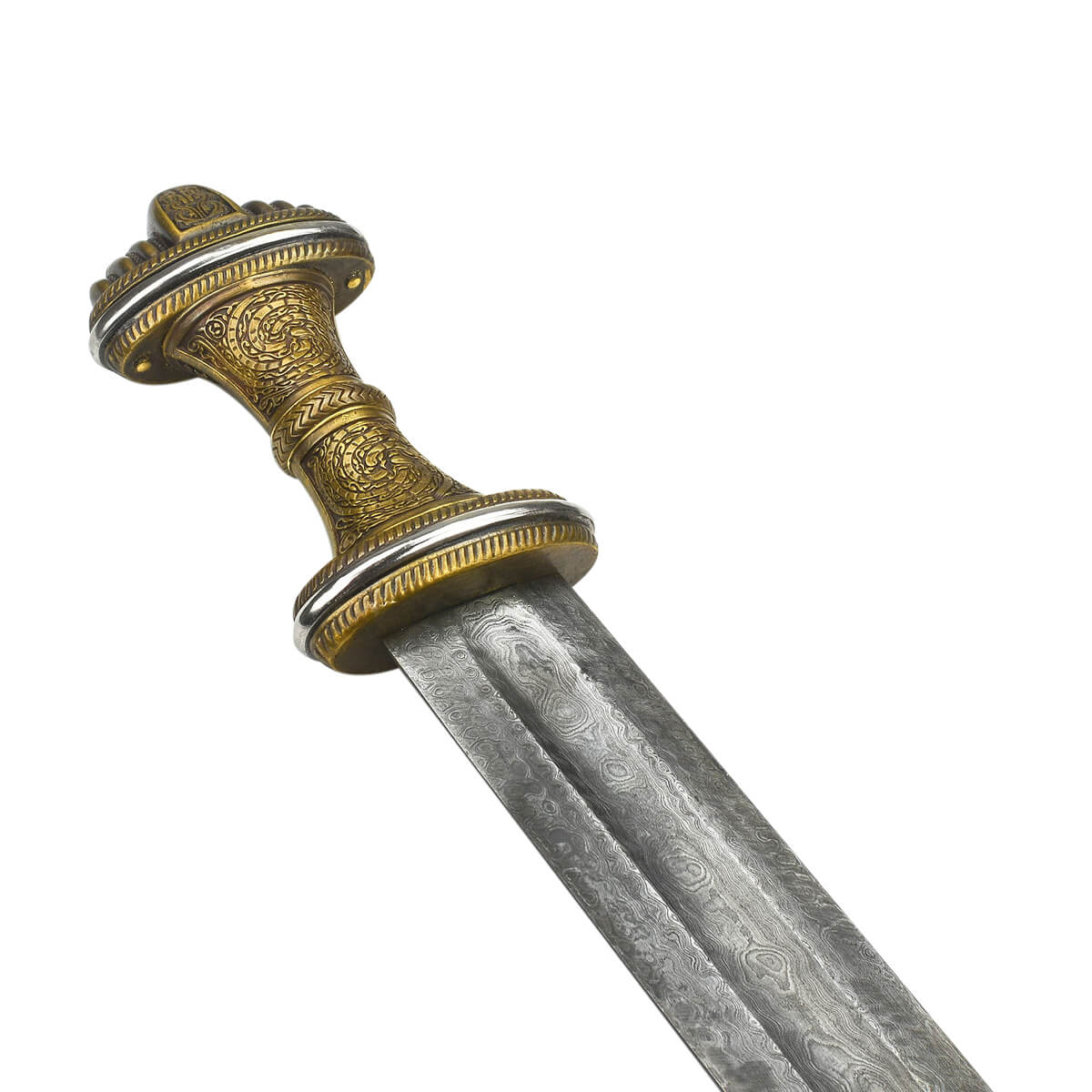The Fetter Lane Sword - 8th Century Saxon Sword - Bronze Hilt with Dama