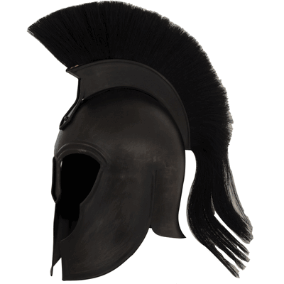 Trojan War Helmet II - Wearable - 18 Gauge Steel - IR80640B by Armor Ve