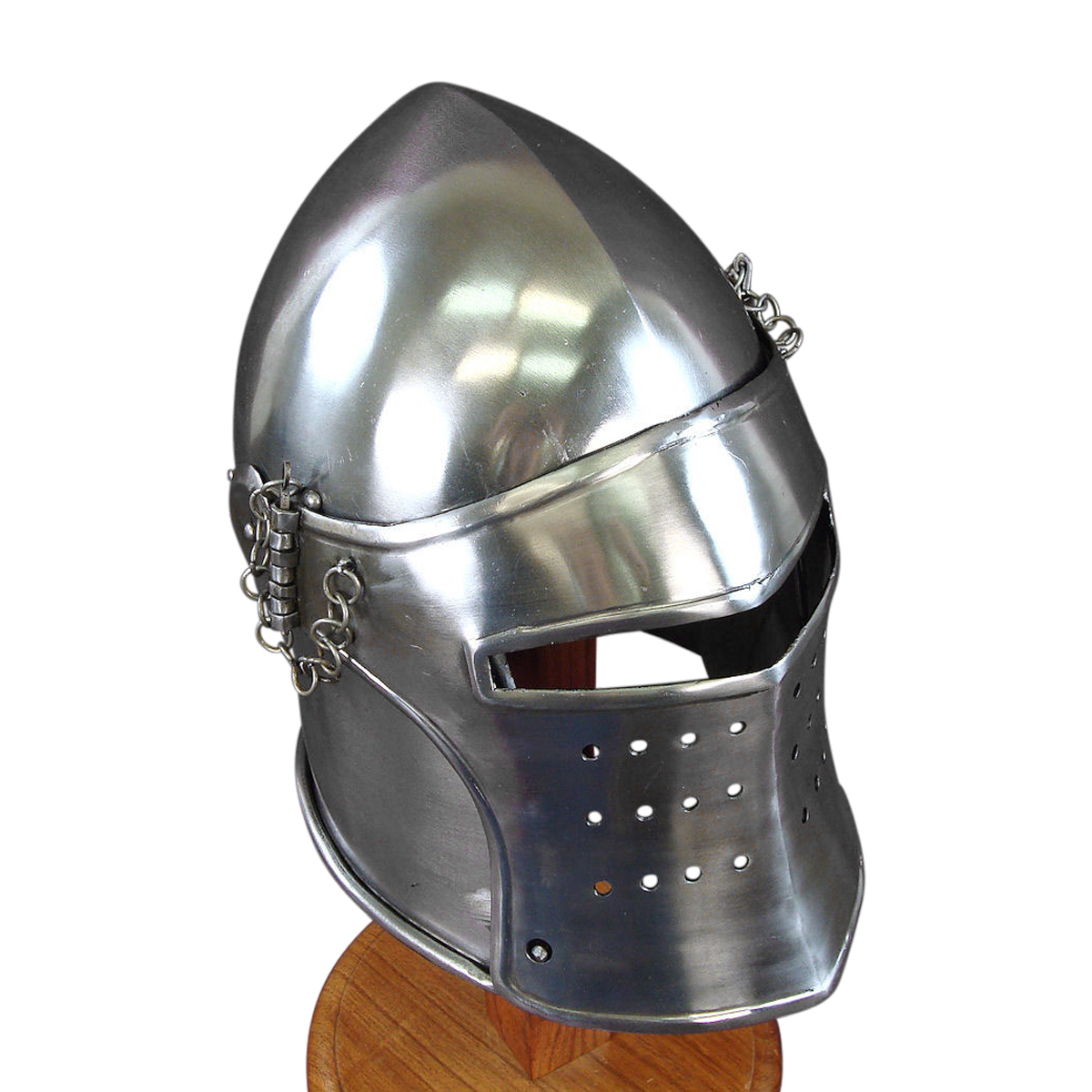 Visored Bascinet – 14 Gauge Steel KW-SNH2236PL14