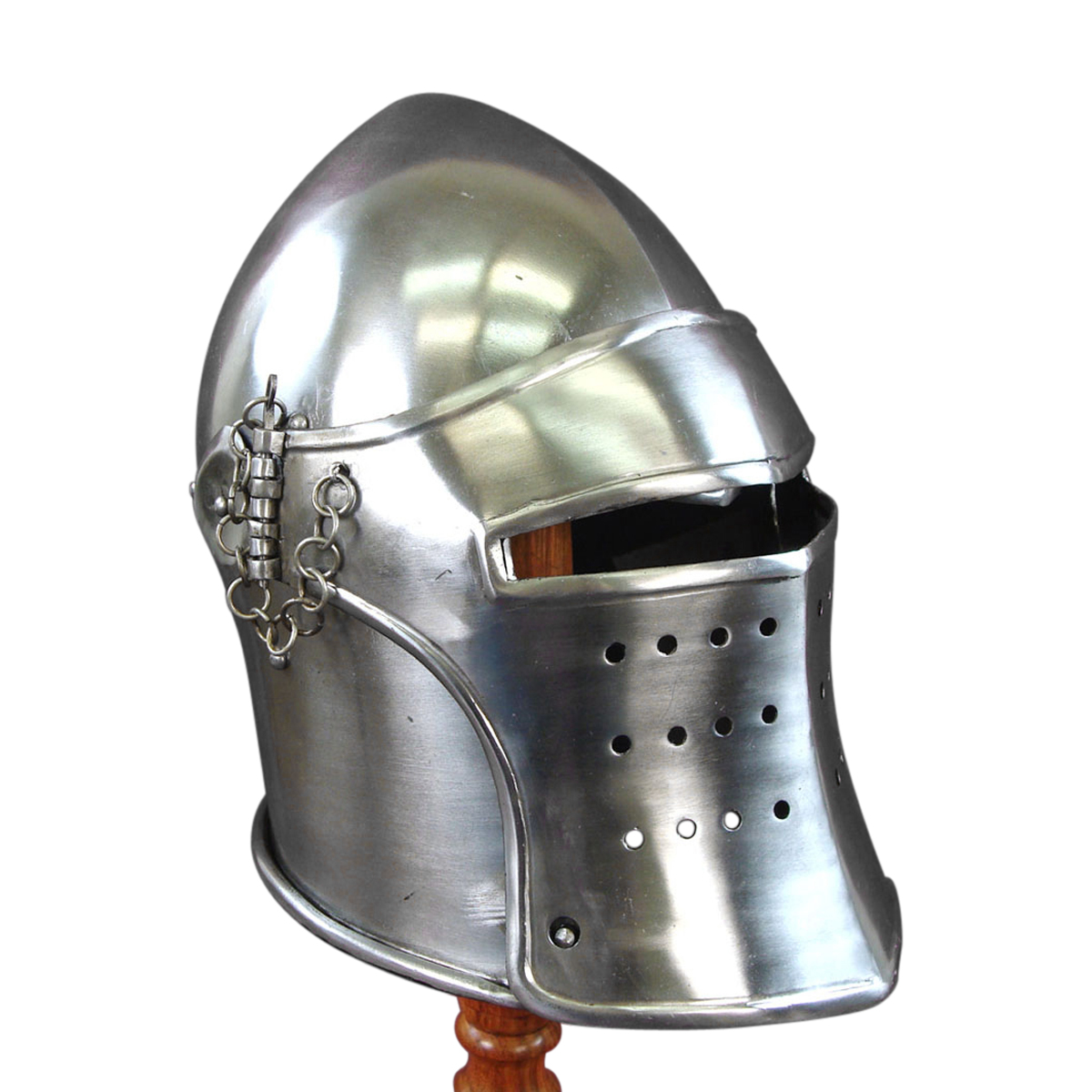 Visored Bascinet – 14 Gauge Steel KW-SNH2236PL14