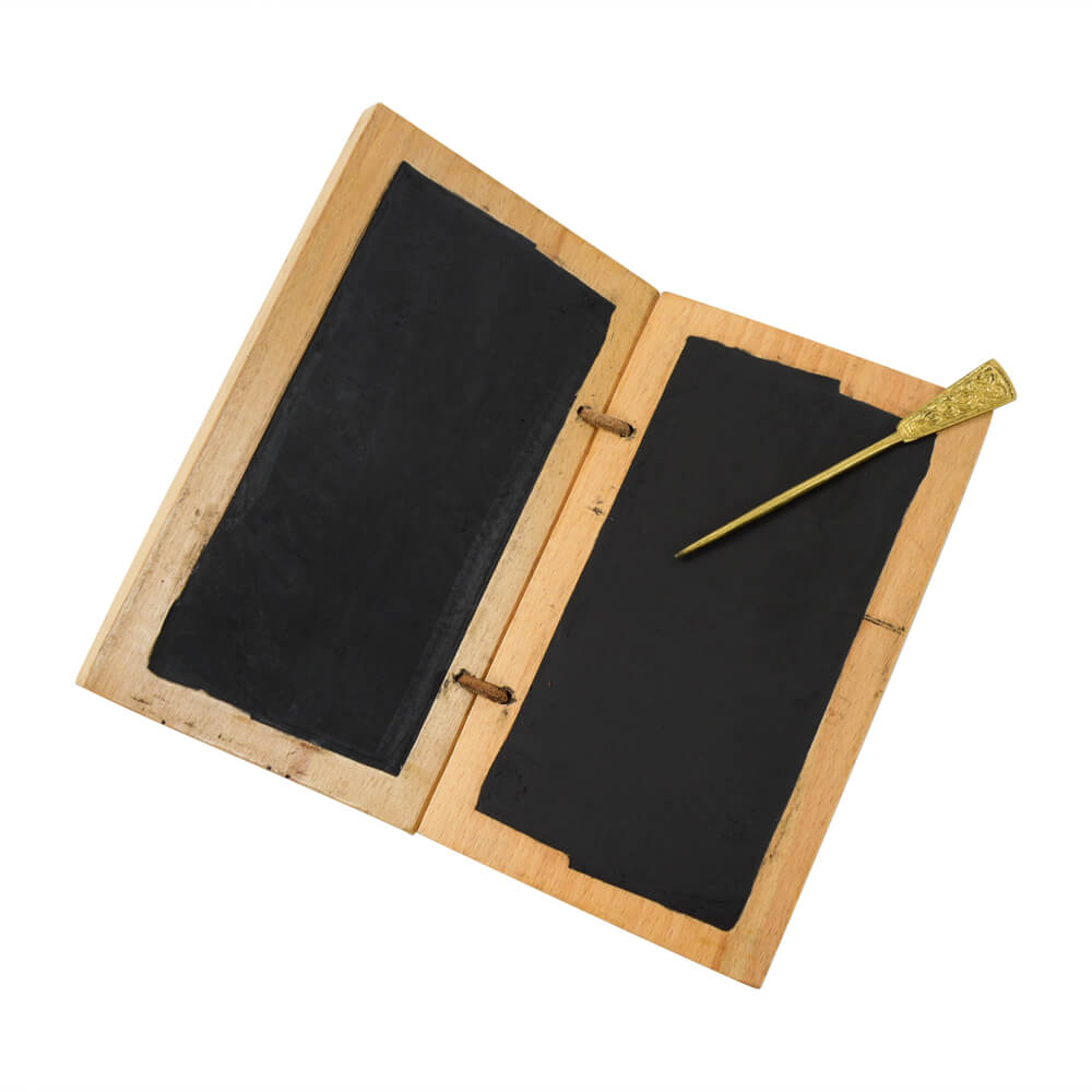 Wax Writing Tablet with Brass Stylus SNAC8525 - Medieval Decor