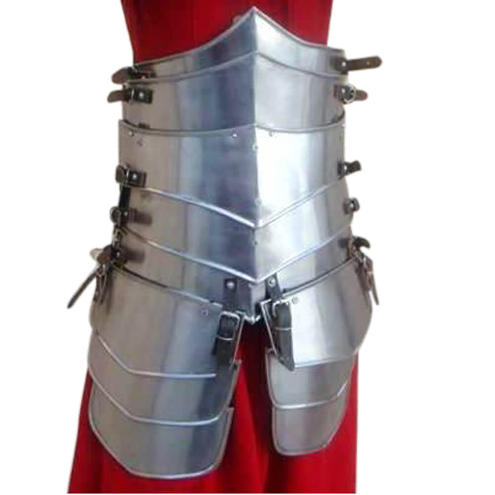 Woman's Torso Armor - Lower Torso Armor and Tassets - 20 Gauge Steel SN