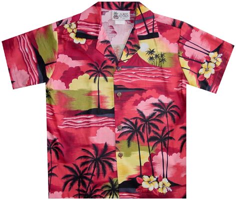 Cool Sunset Boys Hawaiian Shirts