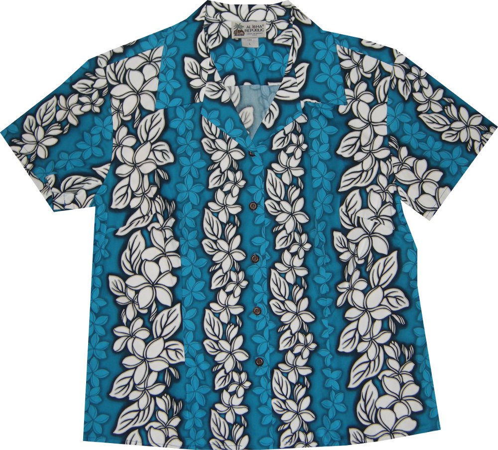 Panel Lei Women Hawaiian Shirt