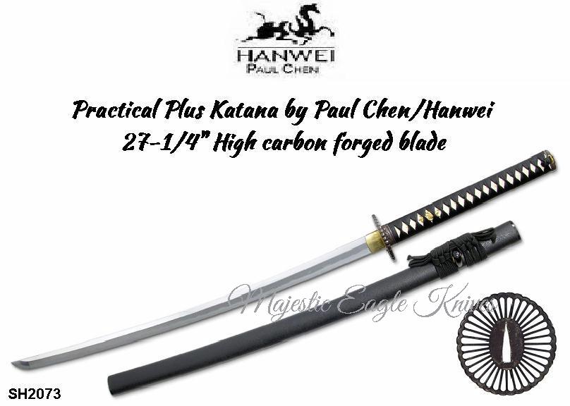 Paul Chen Cas Hanwei SH2073 Practical Plus Katana by Paul Chen/Hanwei