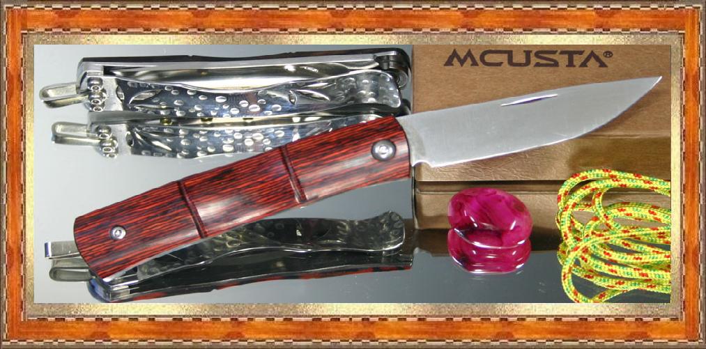 Mcusta MC-152 MC-15 Money clip and Neck Knife Susu-Take, Brown ...