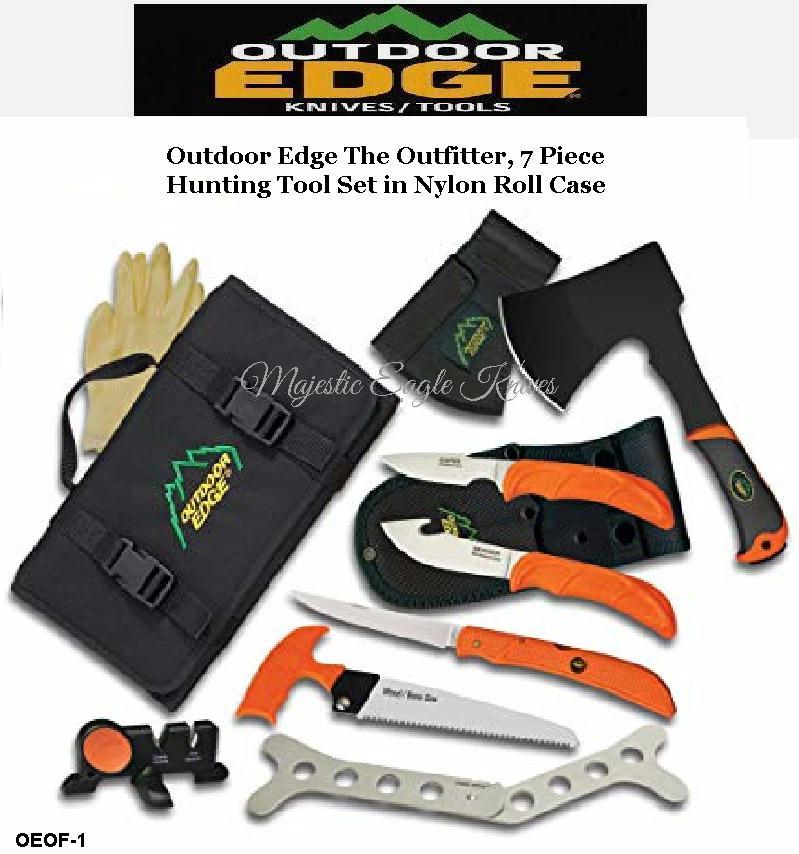Outdoor Edge Knives OEOF-1 Outdoor Edge The Outfitter, 7 Piece Hunting ...