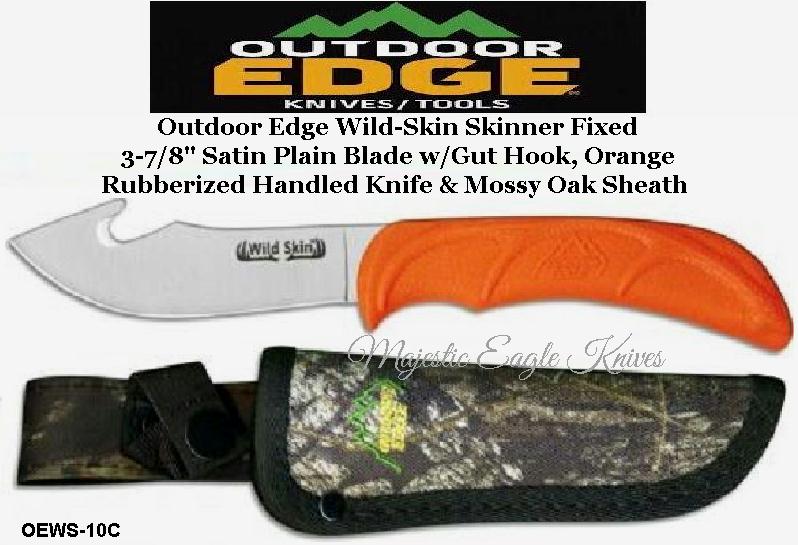 Outdoor Edge Knives OEWS-10C Outdoor Edge Wild-Skin Skinner Fixed 3-7/8 ...