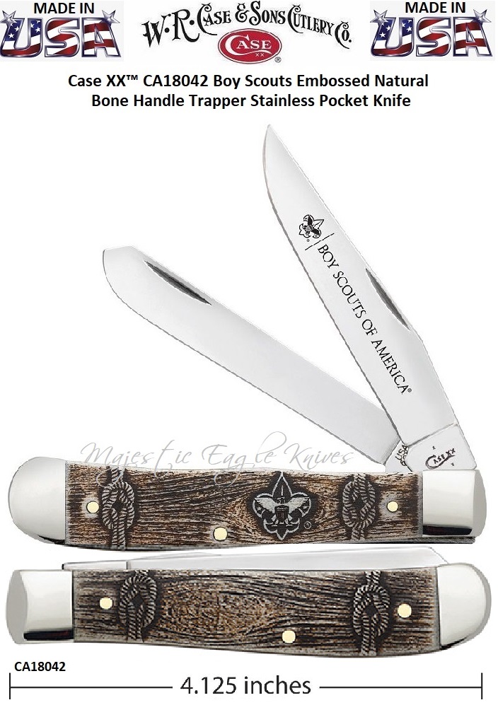 W.R. Case & Son's Cutlery CA18042 BSA Case Boy Scouts of America ...