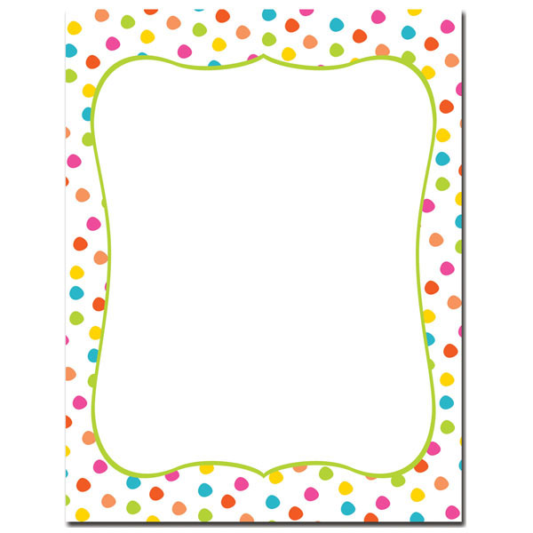 Circus Paper Border