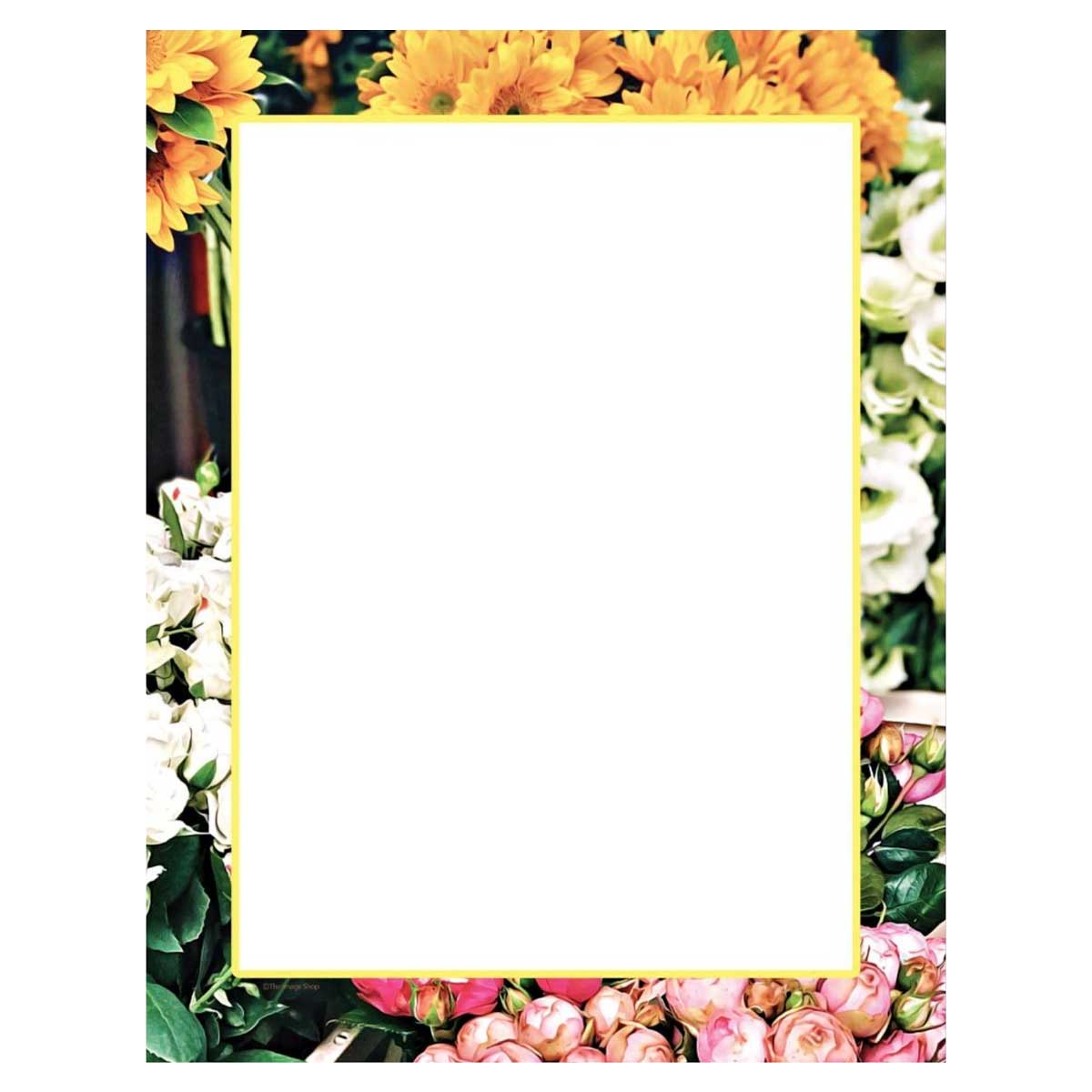 Flower Borders For Projects On Paper