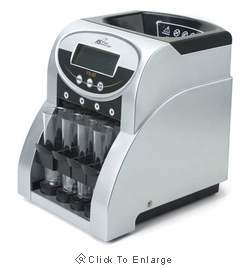 Royal Sovereign FS-2D Fast Sort Portable Two Row Coin Sorter - Coin Sorters