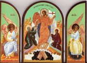 Resurrection of Christ Triptych Orthodox Icon