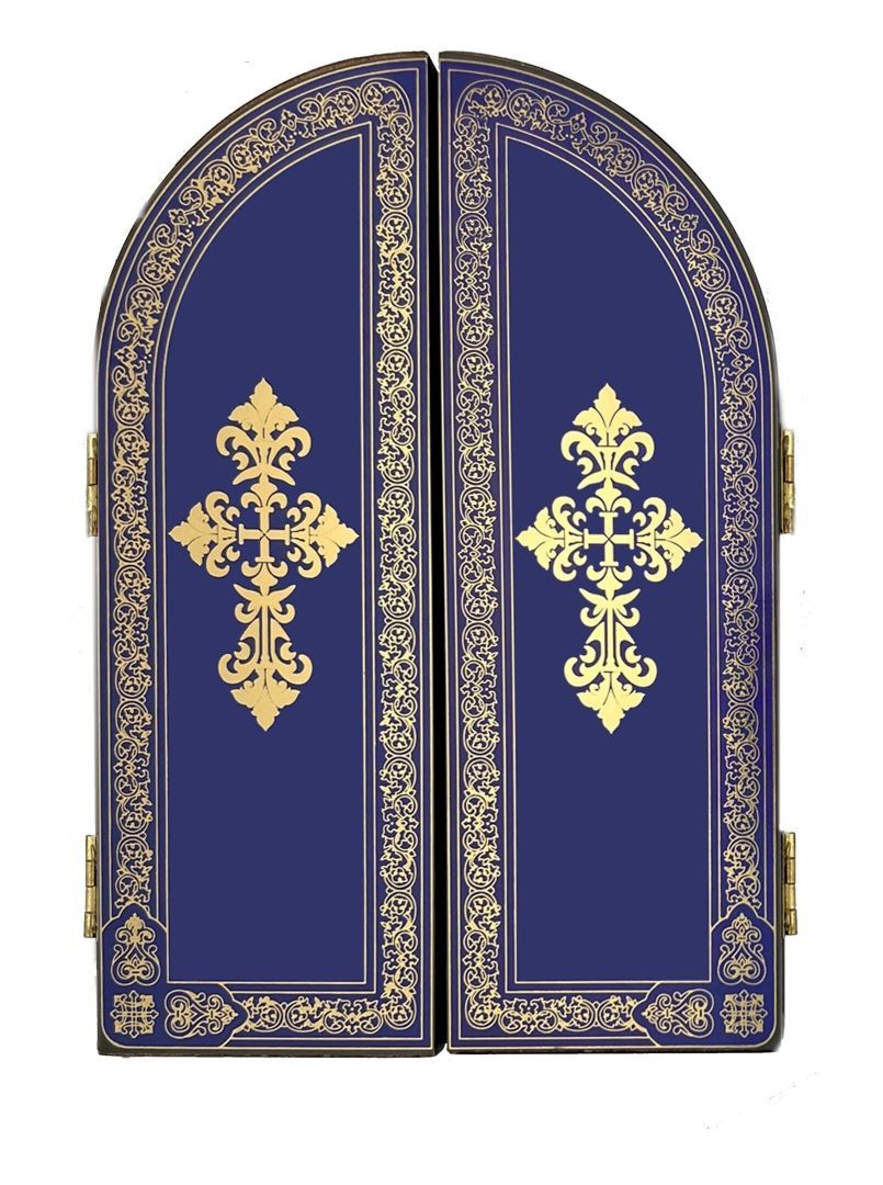 Virgin Mary Orthodox Icon Triptych with Archangel Michael and Guardian ...