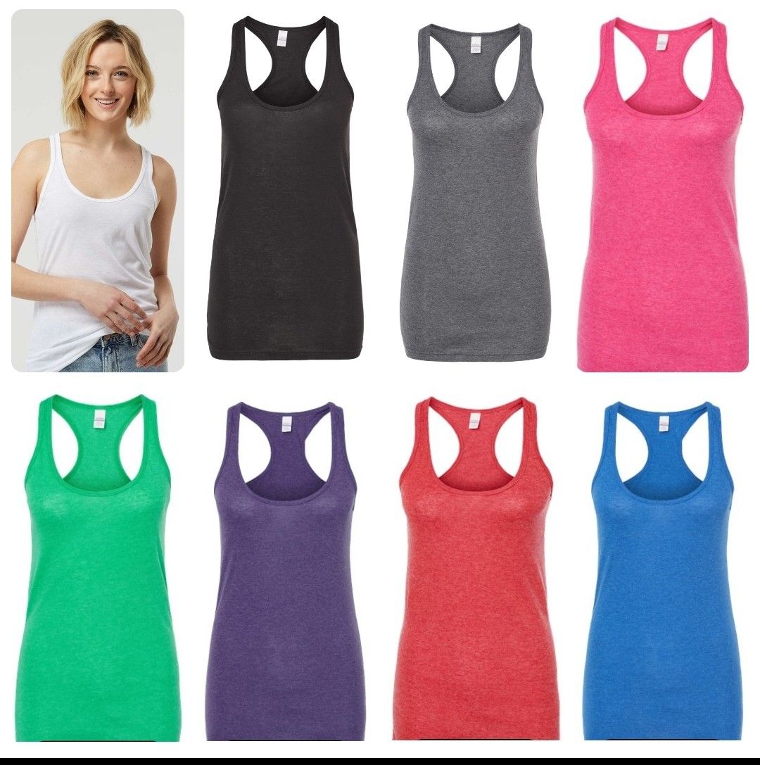 Slim fit tank top polyester blend