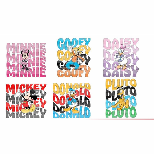 Wrist Towel Disney wave characters