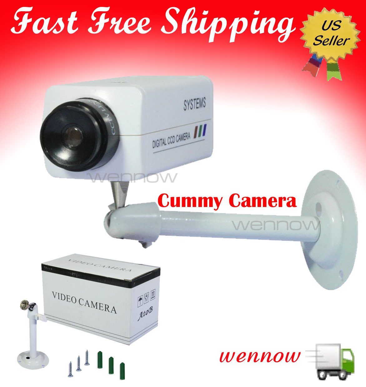 Indoor Home Fake Dummy CCTV Camera with No Power Required CM-D10000