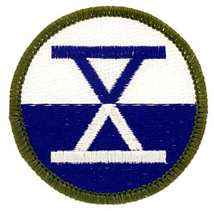 10th Corps Patch