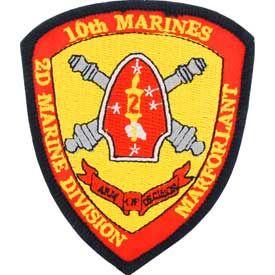 10th Marine Regiment Patch