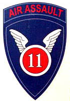 11th Air Assault Decal