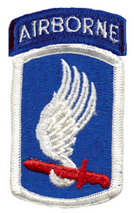 173rd Airborne Brigade Patch