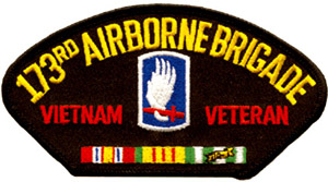 173rd Airborne Brigade Vietnam Veteran Patch