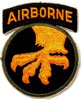 17th Airborne Division Patch