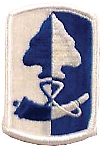 187th Infantry Brigade Regulation Military Patch