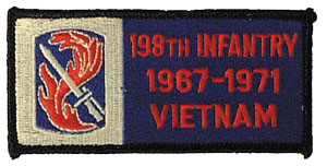 198th Infantry Vietnam Patch
