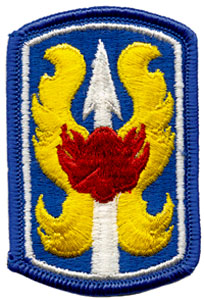 199th Infantry Brigade Regulation Military Patch