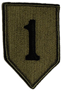 1st Infantry Division Subdued Shoulder Patch