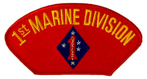 1st Marine Division Patch