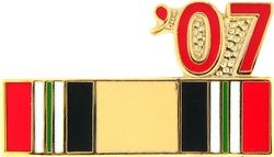 2007 Iraq War Campaign Ribbon Pin