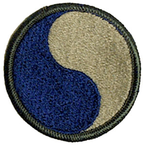 29th Infantry Division Patch