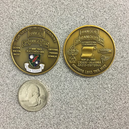 3rd Battalion 75th Rangers Challenge Coin