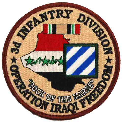 3rd Infantry Division Iraqi Freedom Patch