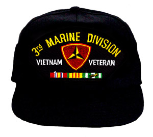3rd Marine Division Vietnam Veteran Ball Cap