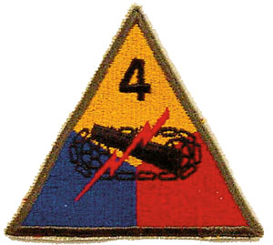 4th Armored Division Regulation Military Patch