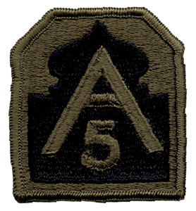 5th Army Subdued Shoulder Patch