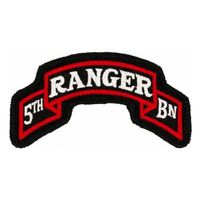 5th Ranger Bn Scroll Patch