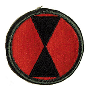 7th Infantry Division Patch