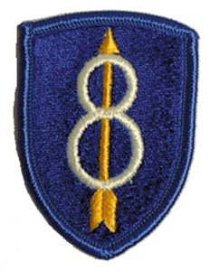 8th Infantry Division Patch