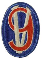 95th Infantry Division Patch