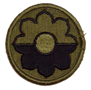 9th Infantry Division Subdued Shoulder Patch