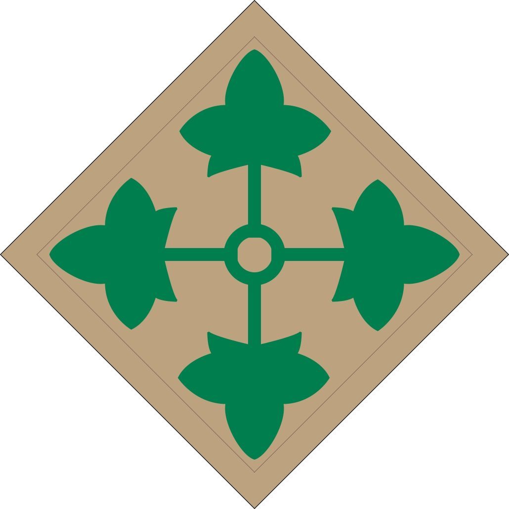 Army 4th Infantry Division Patch Vinyl Transfer Decal, $6.99 at ...